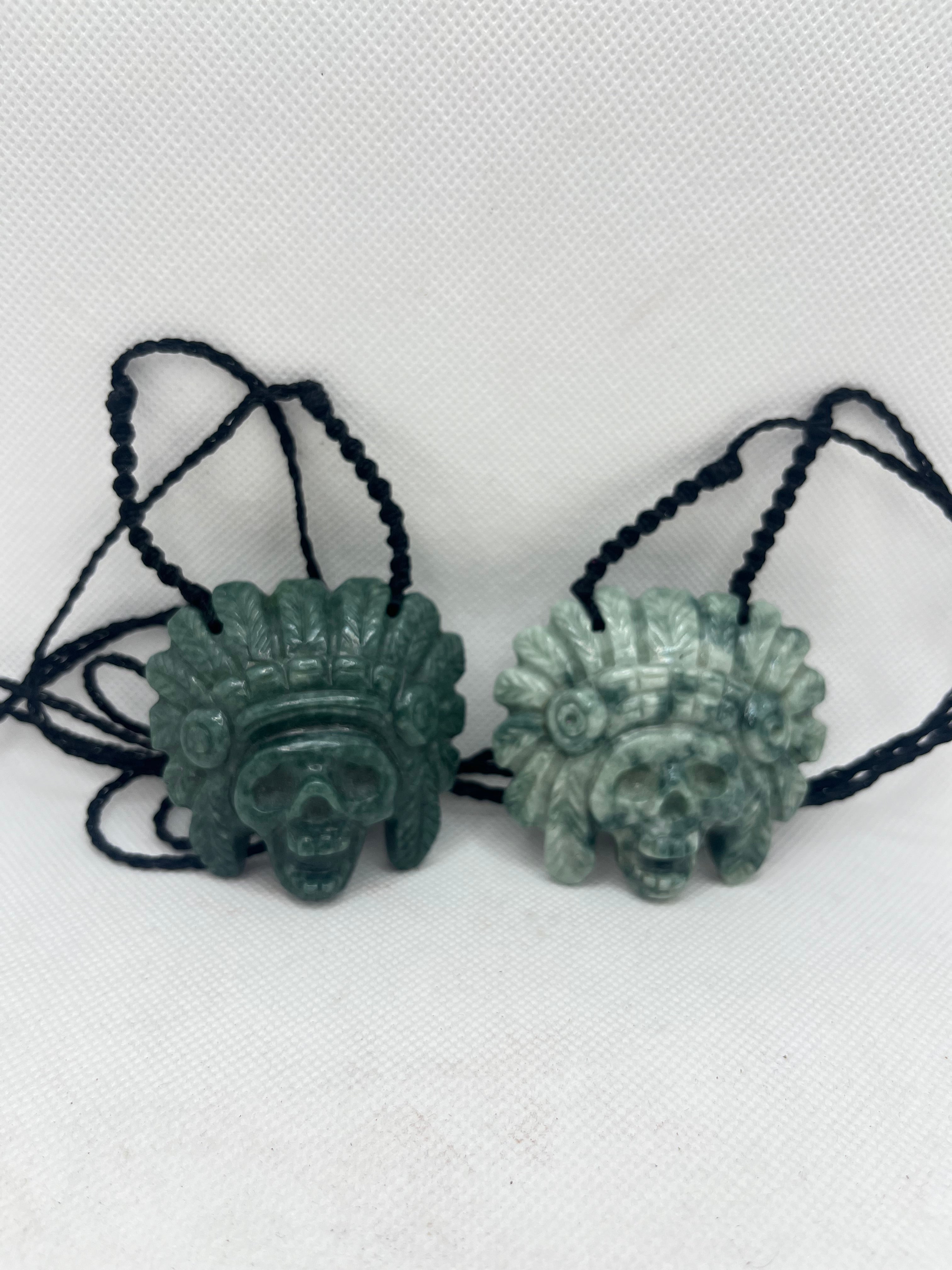 Peruvian Jade Skull Headdress – Wild Wisdom Collective